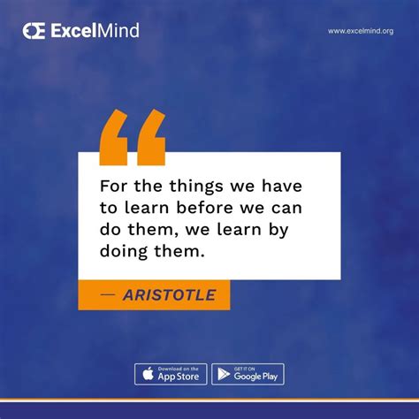 Excelmind On Linkedin Experientiallearning Personalgrowth Aristotlequote