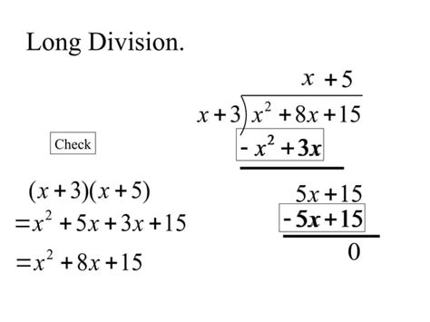 Polynomial And Synthetic Anddivision Ppt