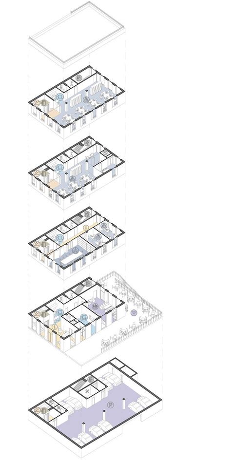 Explosion Diagram Office Office Building Public Building Lviv
