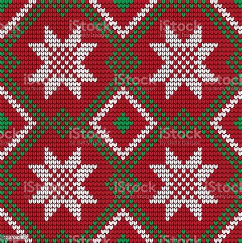 니트 크리스마스와 새해 패턴 스칸디나비아 스타일 일러스트 0명에 대한 스톡 벡터 아트 및 기타 이미지 0명 겨울 계절 Istock