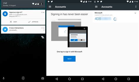 Microsoft Releases New Authenticator Experience On Android