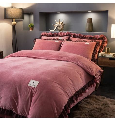 극세사 이불 커버 세트 겨울 침구 밍크 차렵 121447 Falai 양털 4종 세트 한국 산호 양털 두꺼운 아기 이불 커버 양면 양털 시트 따뜻한 플란넬 키트 티몬