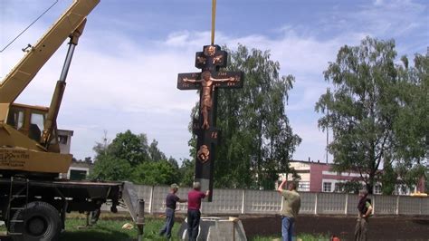 Поклонный Крест.Изготовление из литьевого мрамора ,гранита. - YouTube