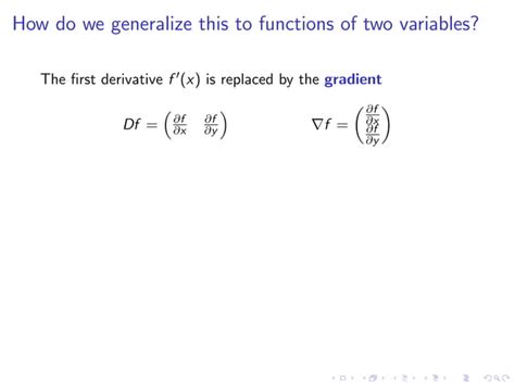 Lesson 25 Unconstrained Optimization I Pdf