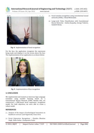 Gesture Recognition System Using Computer Vision PDF Artificial Intelligence Technology