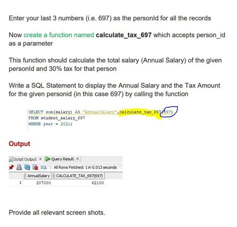 Solved PL SQL Functions Create The Following Table Chegg Com