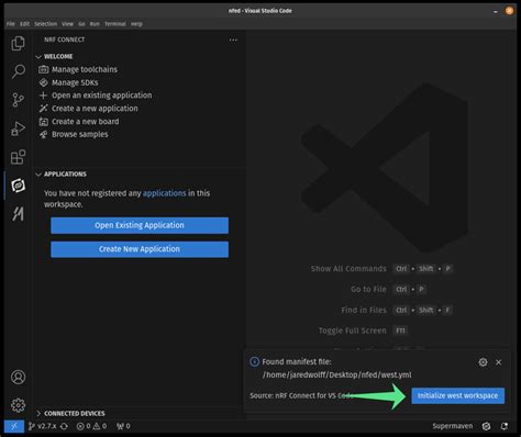 Using Nrf Connect For Vscode Recommended Product Documentation