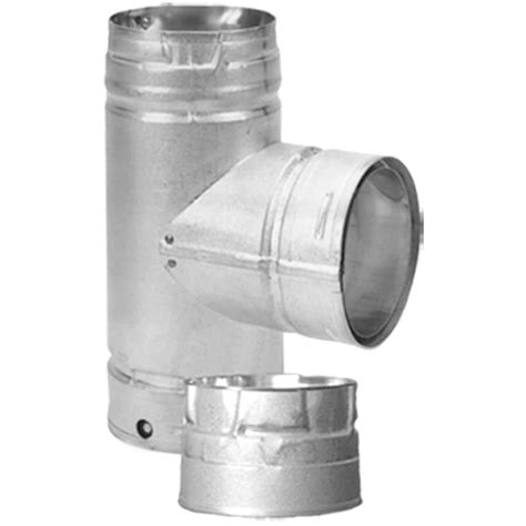 Duravent Stainless Steel Cleanout Tee For 3 In Vent Pipe At
