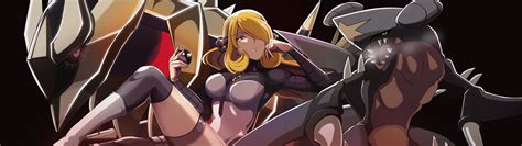 Cynthia Garchomp Giratina And Giratina Pokemon And More Drawn By Vivivoovoo Danbooru