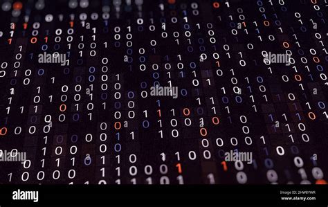 Hacking Program With Binary Code Animation Detection Of Virus In Computer System With Binary