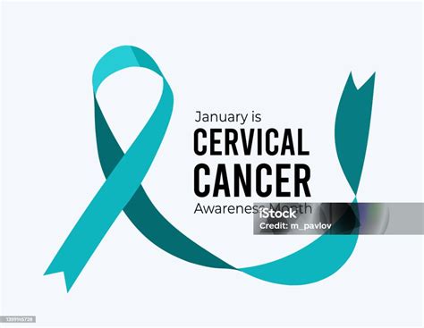 자궁 경부암 인식의 달 흰색벡터 일러스트 사람 목에 대한 스톡 벡터 아트 및 기타 이미지 사람 목 암 리본 Istock