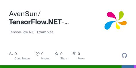 GitHub AvenSun TensorFlow NET Examples TensorFlow NET Examples