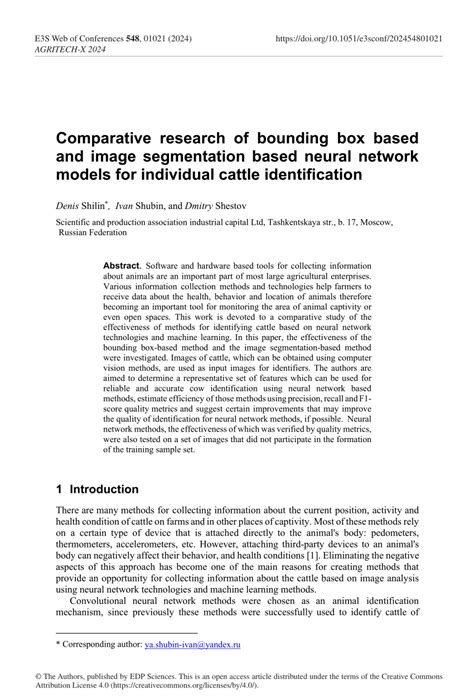 Pdf Comparative Research Of Bounding Box Based And Image Segmentation