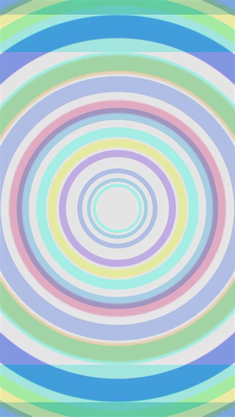 Animated Colored Hypnotic Spiral Background Seamless Loop Circles Shape Rainbow Colors