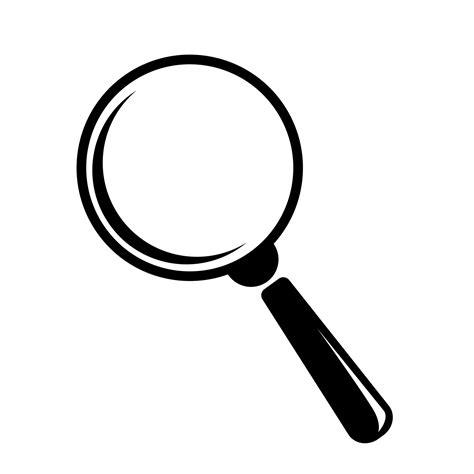 Magnifying Glass Vector Illustration Flat Magnifying Glass For Concept Design Isolated Vector