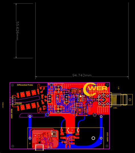 Differential Probe Ada4817 Oshwlab
