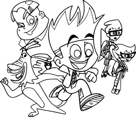 Johnny Test Coloring Pages 100 Free Printable And Fun