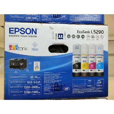 Jual Printer Epson L5290 Garansi Resmi Epson 2 Tahun Shopee Indonesia