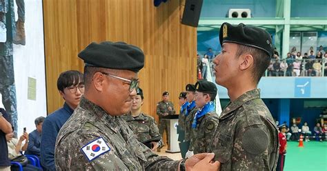 육군 21사단 신병교육대 수료식