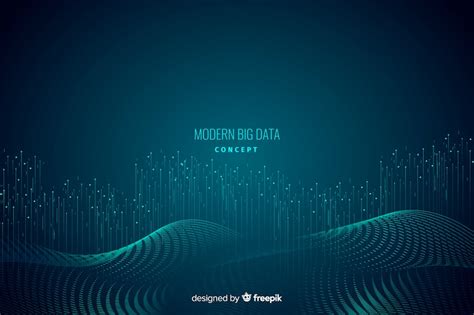 큰 데이터 개념 추상적 인 배경 무료 벡터