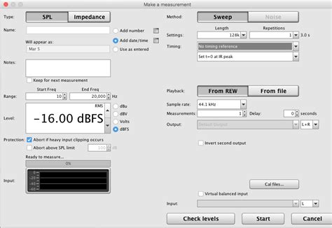 rew measurement with loopback reference diyaudio