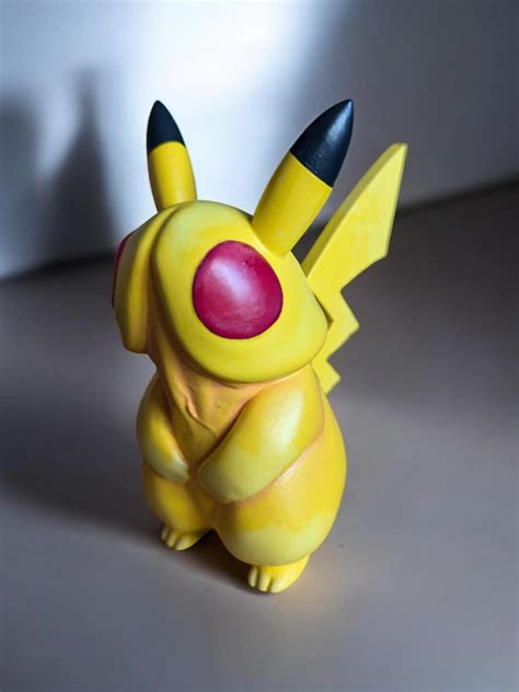 Dickachu Pikachu Statue Funny T Pokemon Statue Etsy