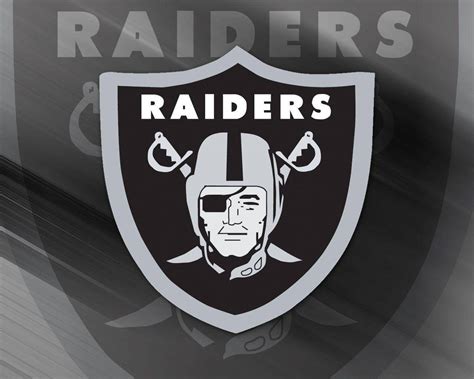 Download Las Vegas Raiders Nfl Team Logo Wallpaper