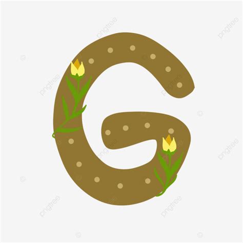 G 알파벳 그림 알파벳 손글씨 알파벳 꽃 테마 Png 일러스트 및 Psd 이미지 무료 다운로드 Pngtree