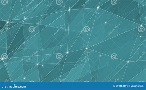Triangles Connected Abstract Polygonal Shapes In A Striking Geometric