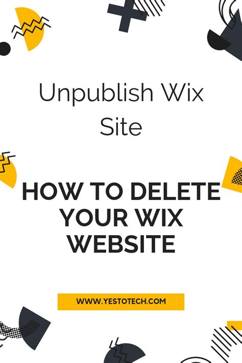 How To Delete Wix Website How To Unpublish Wix Website