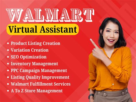 Walmart Virtual Assistant Expert Walmart Products Setup Va Upwork
