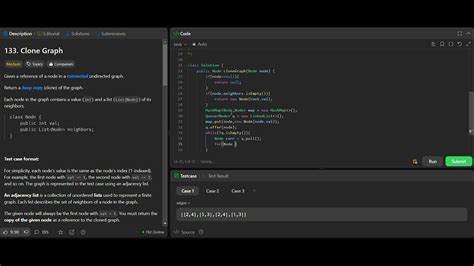 133 Clone Graph Leetcode Java Graph Data Structure Java Solutions Youtube