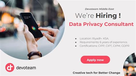 Dataprivacy Dataprotection Data Devoteam Hiring Cipp Cipt Gdpr Nireen Yazaw