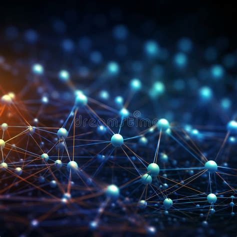 Network Of Interconnected Digital Nodes A Conceptual Image Symbolizing Global Connections