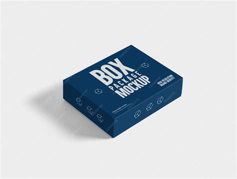 Premium Psd Rectangle Packaging Box Mockup