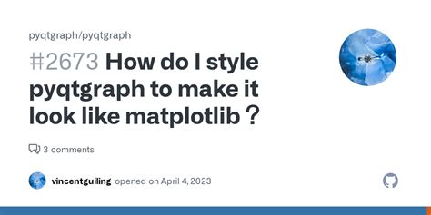 How Do I Style Pyqtgraph To Make It Look Like Matplotlib？ · Issue 2673