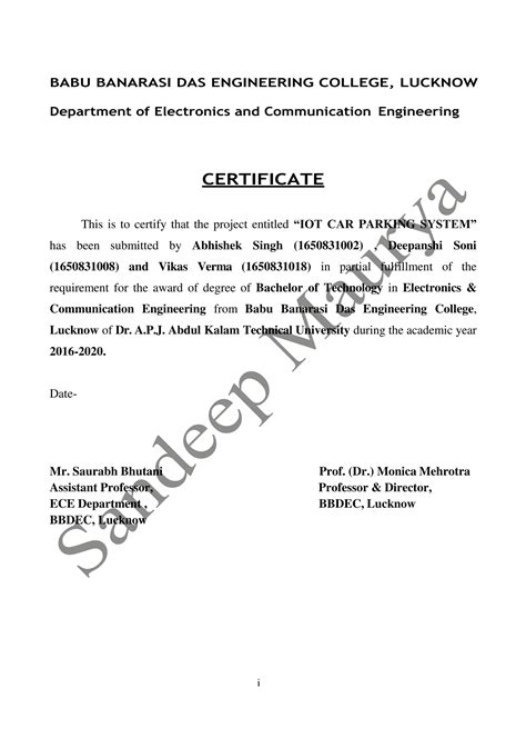 Iot Car Parking System PDF