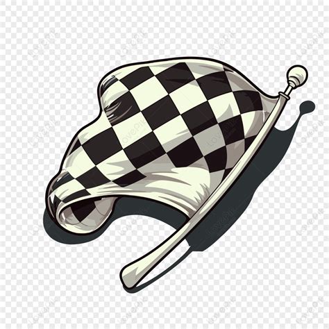 Checkered Flag On A Gray Background Clipart Vector Sticker Flags Png Image And Clipart Image For