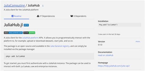 Juliahub Jl Access Programmatic Integration