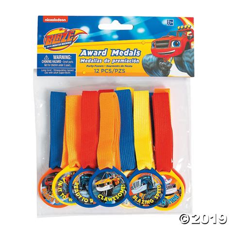 Blaze And The Monster Machines Award Medals Per Dozen