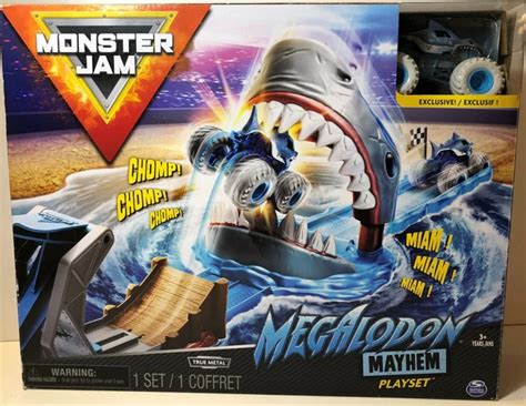 Monster Jam Official Megalodon Mayhem Playset With Exclusive 164
