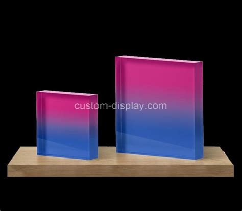 Plexiglass Display Manufacturer Custom Acrylic Painting Blocks