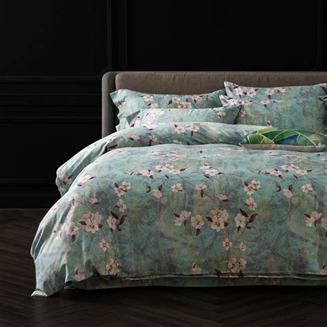 Green Duvet Cover Set King Queen Double Size 100 Egyptian Cotton