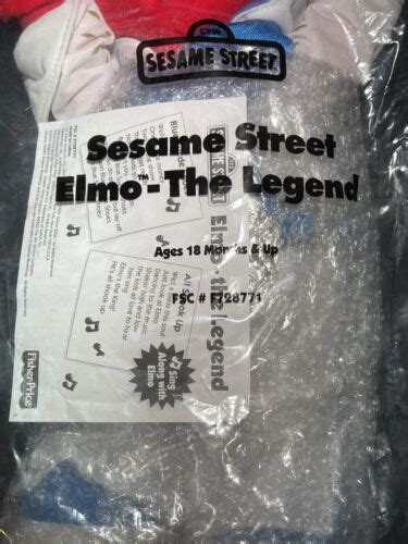 Sesame Street Elmo The Legend Elvis Doll 15 New In Sealed Package