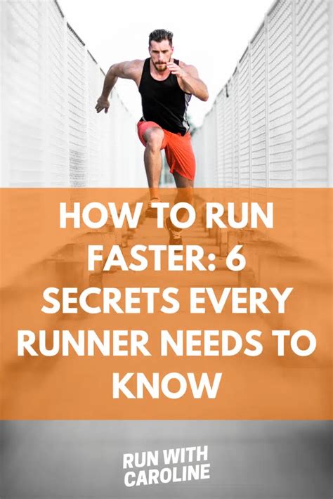 How To Run Faster 6 Training Secrets Every Runner Needs To Know Run