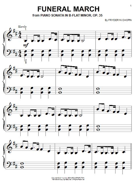 Funeral March Piano Sheet Music Easy At George Delano Blog