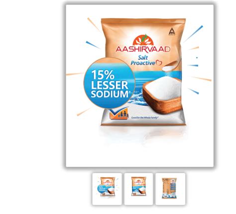 Aashirvaad Salt Proactive At Best Price In Dahod By Gurukrupa General Stores Id 19459347612