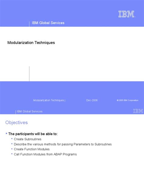 Chapter 08 Modularization Techniques Pdf Modular Programming