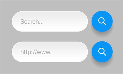 Search Bar With Suggestions For Ui Ux Design And Web Site Search Address And Navigation Bar