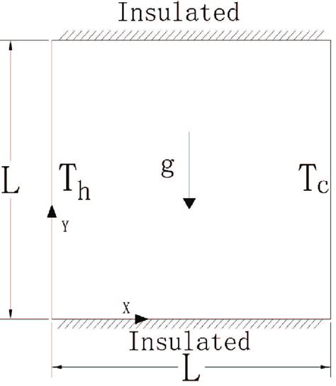 Physical Model Of Buoyancy Driven Cavity Flow Download Scientific